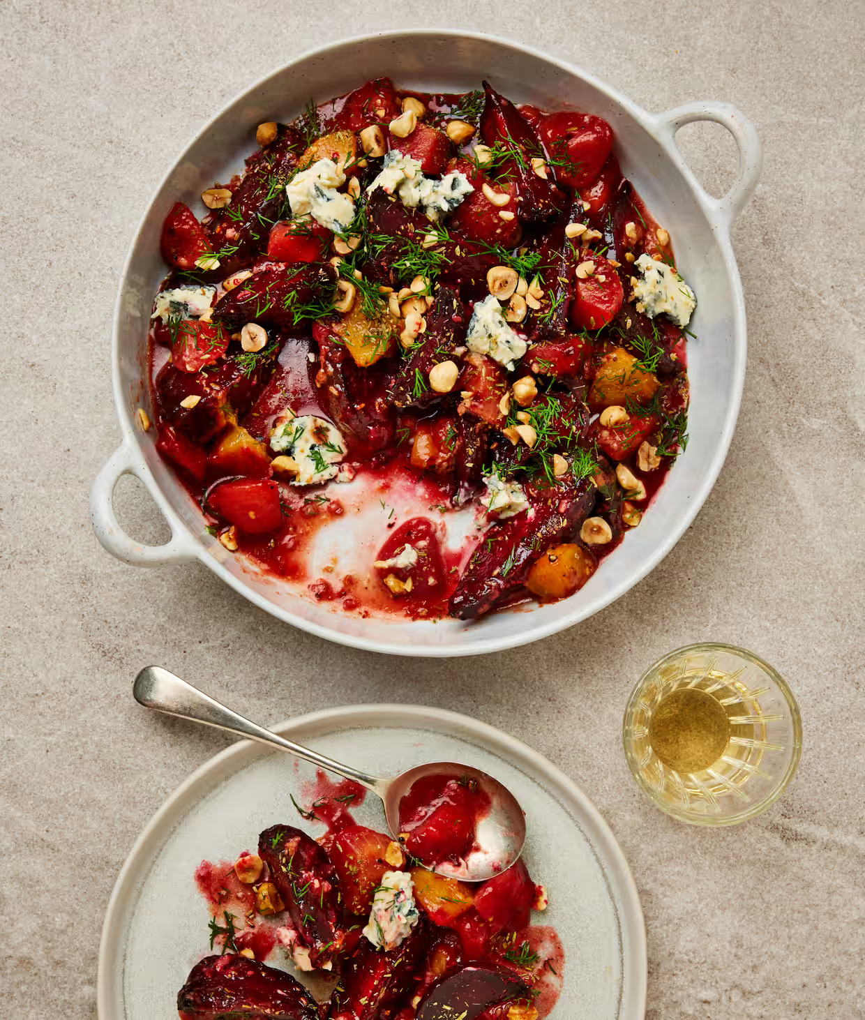Roast Beetroot with Plum Dressing and Blue Cheese – bitScry
