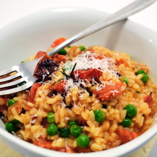 Prawn & Chorizo Risotto – bitScry